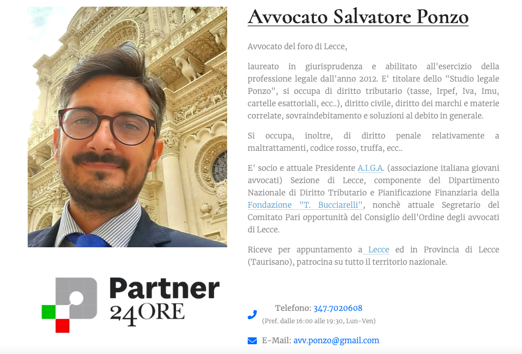 Calcolo Prescrizione Tributi | Tool Professionale – Studio Legale Ponzo